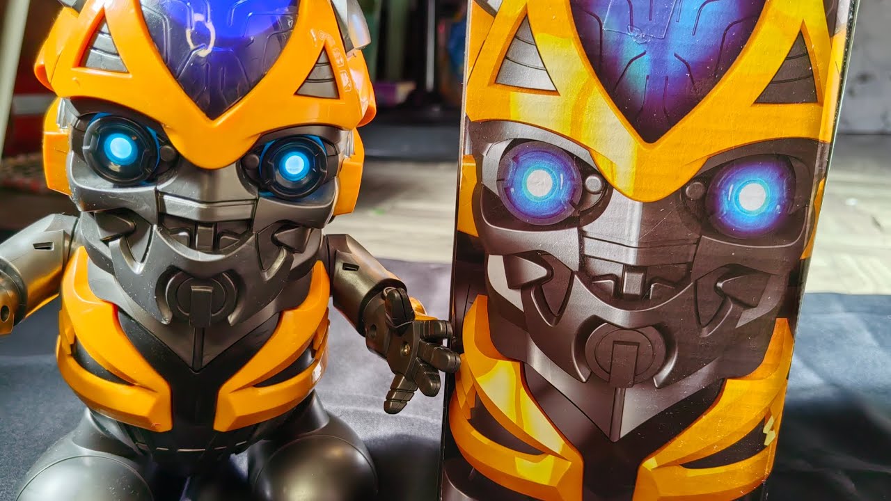 DANCING LED TRANSFORMER BUMBLEBEE |ODDLY SATISFYING UNBOXING 🎁🎯 - YouTube