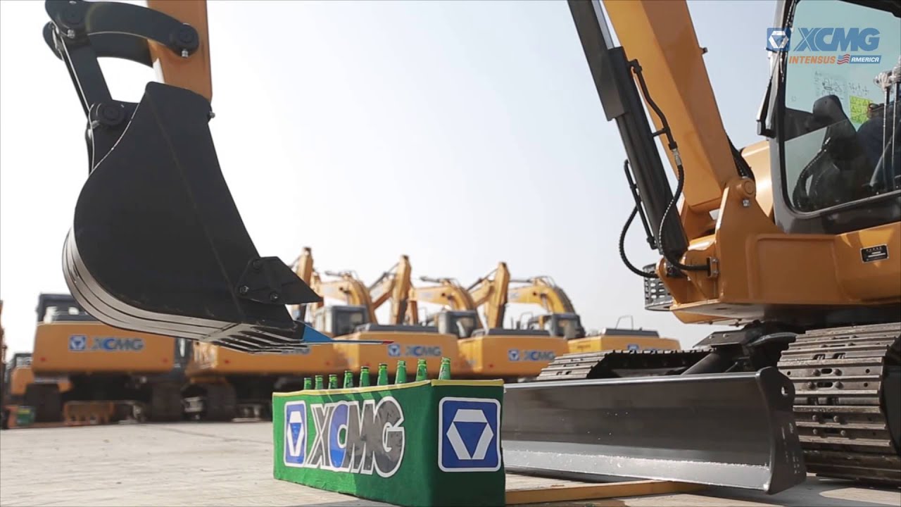 Excavators at work XCMG-Intensus www.intensus.com - YouTube