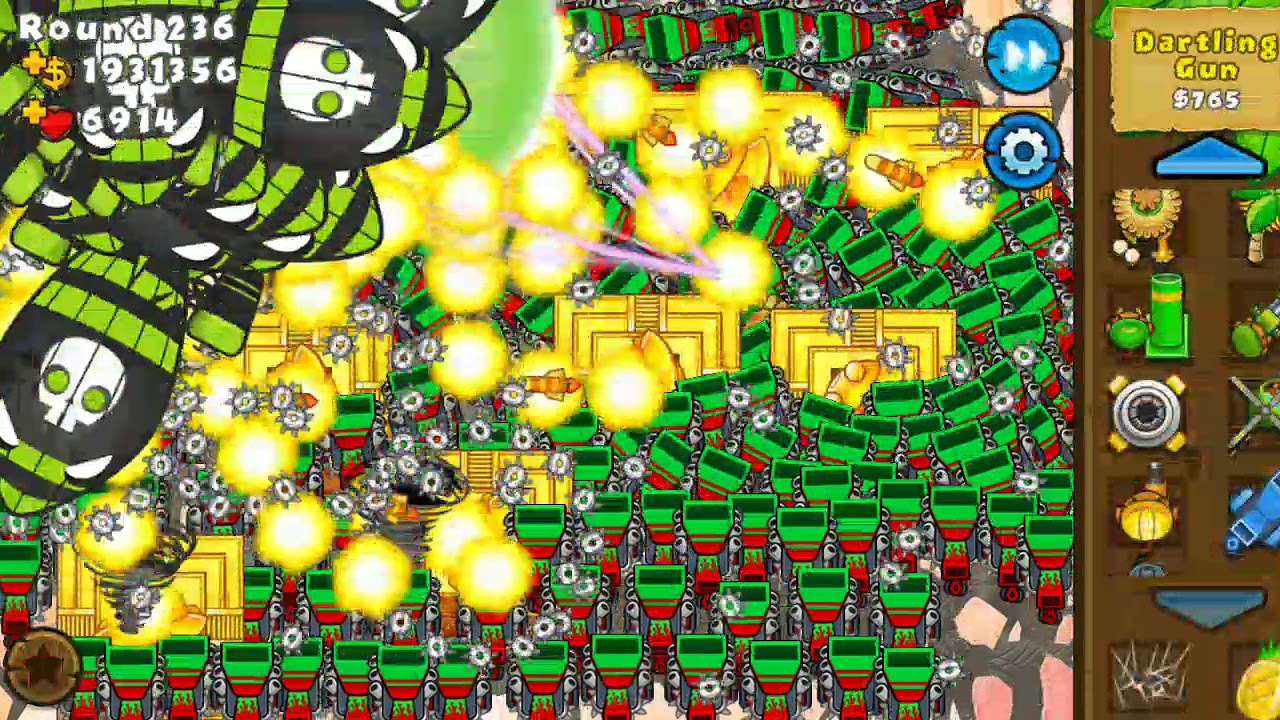 Btd5 game crash round 236 - YouTube