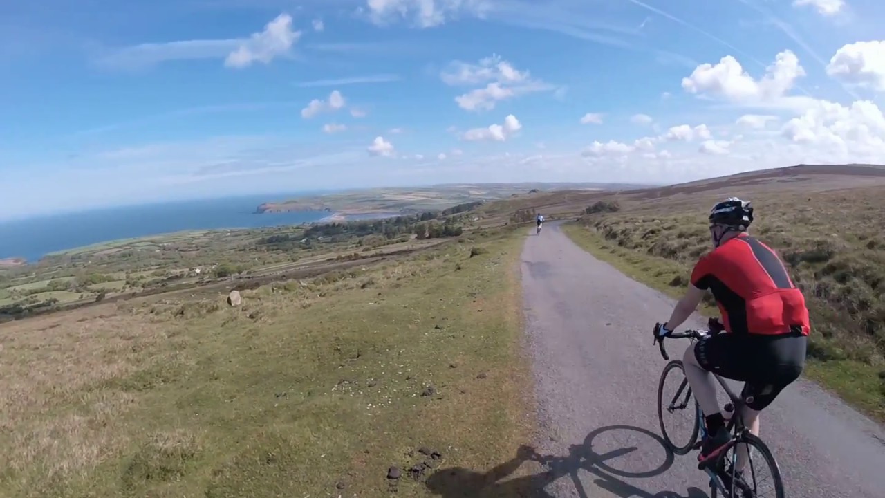Ffordd Bedd Morris descent to A487 Newport - YouTube