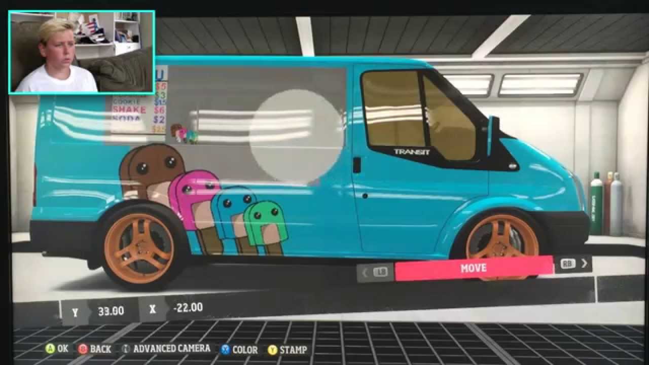 forza horizon: ice cream truck building - YouTube