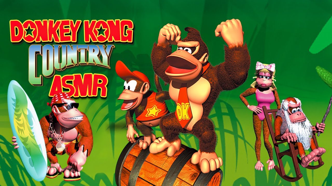 Donkey Kong Country (ASMR) (Part II) (Monkey Mines) - YouTube