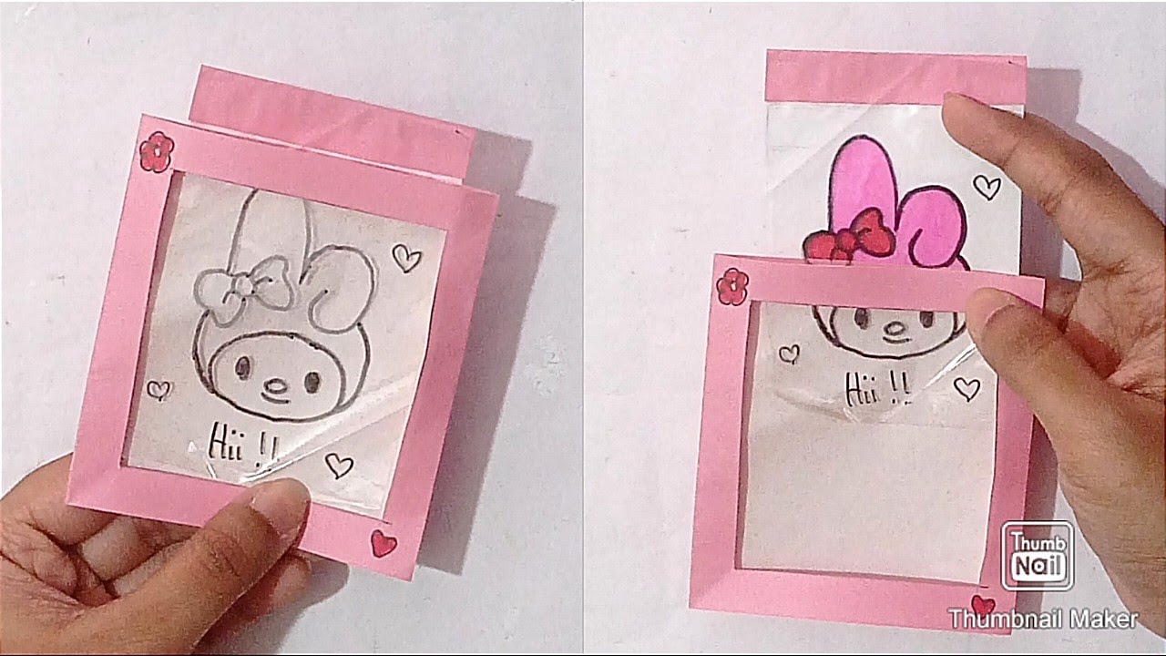 PAPER SANRIO TOY | How to make diy sanrio card | mini sanrio card | diy ...