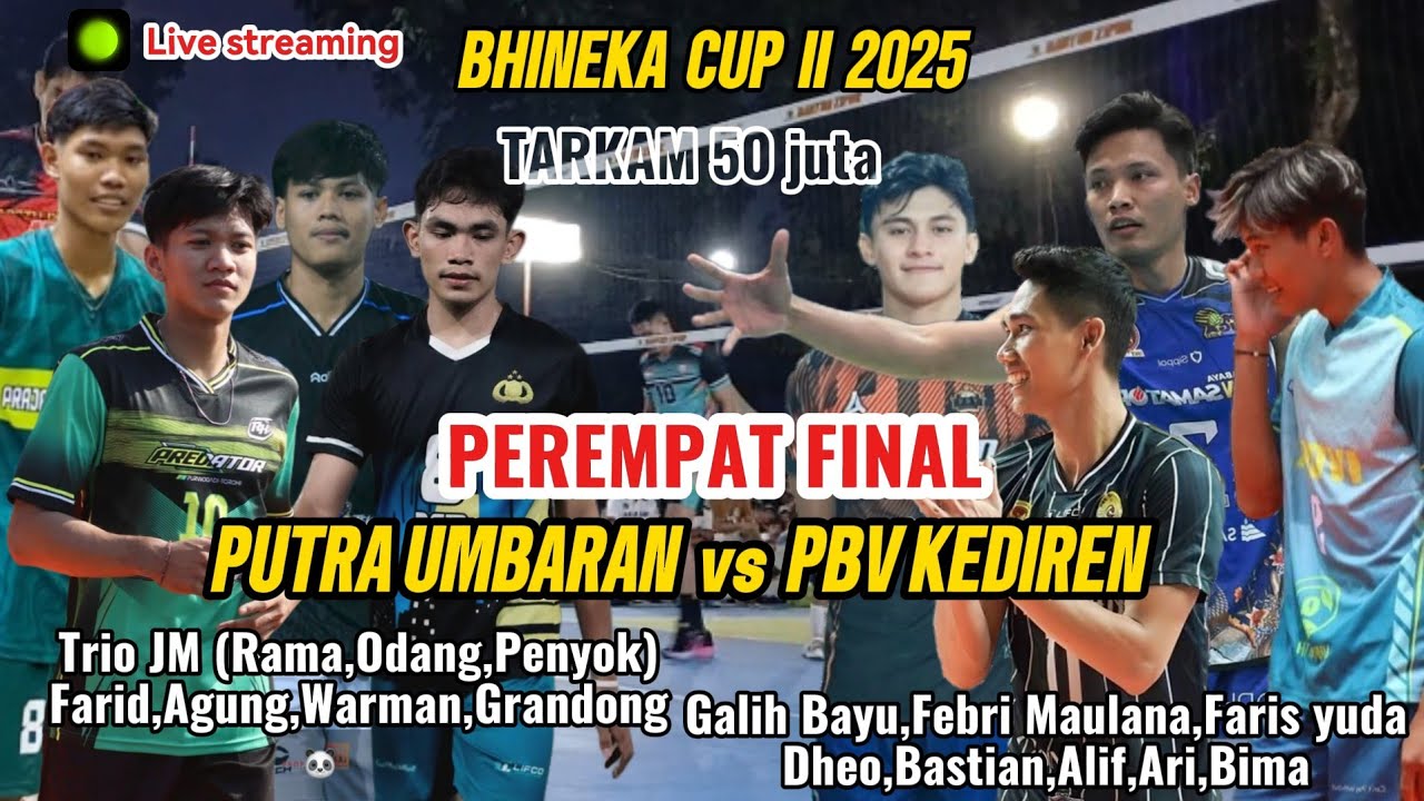 Live🔴Faris yuda,Galih bayu,Febri maulana,dheo arya vs Farid,Agung,Trio ...