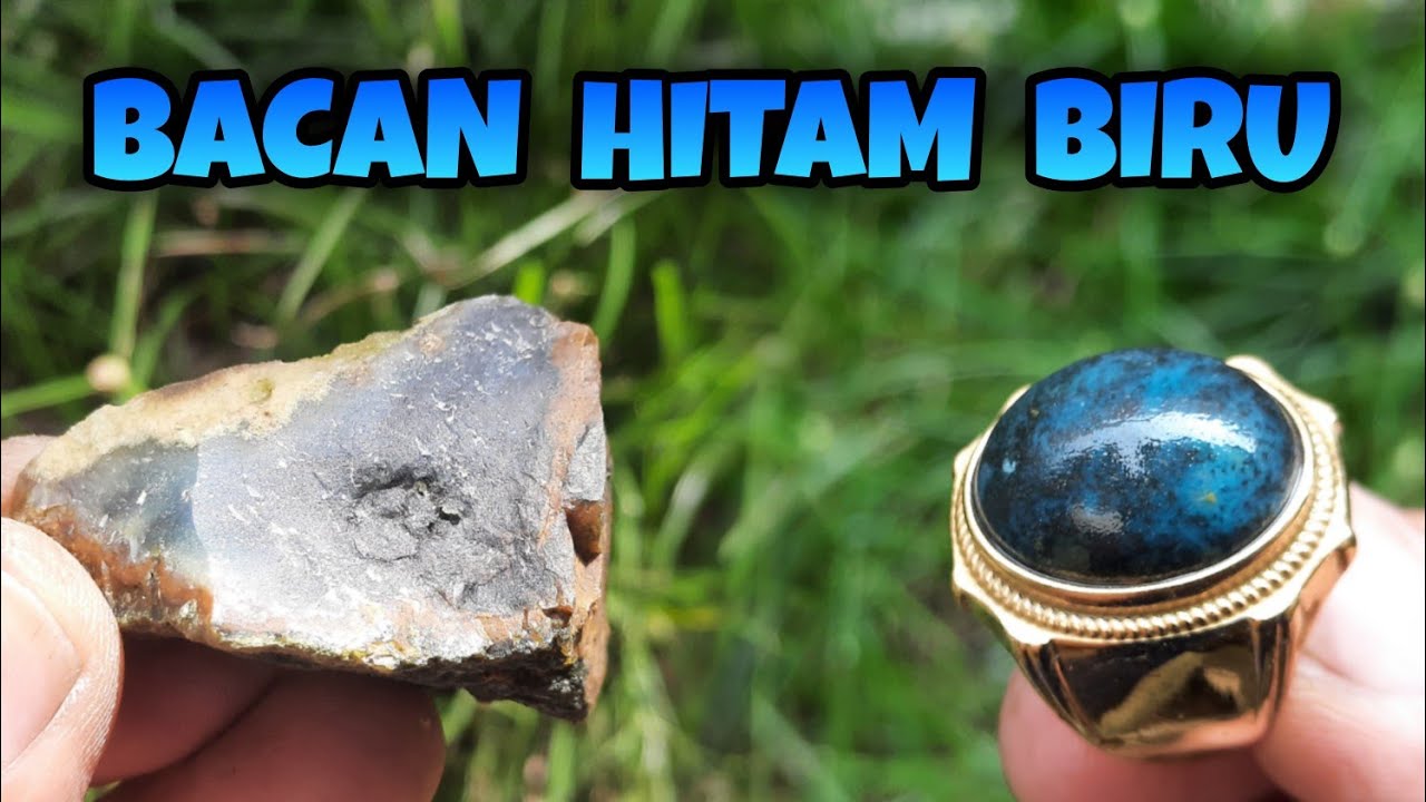 Bahan Batu Bacan Hitam