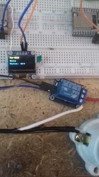 KY-019 Rele with oled show on/off. Pin OUT. ESP32 Micropython - YouTube
