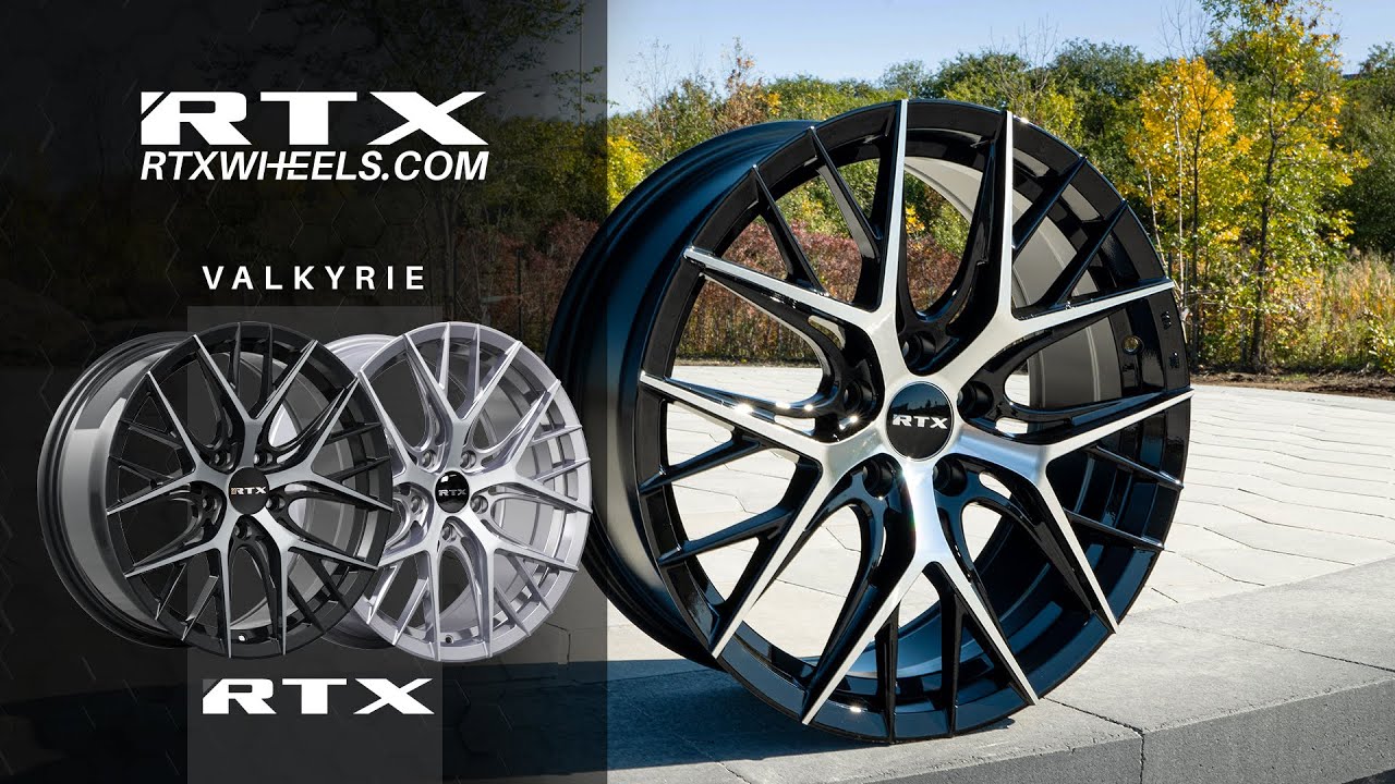Valkyrie Black Machined | RTX Wheels - YouTube