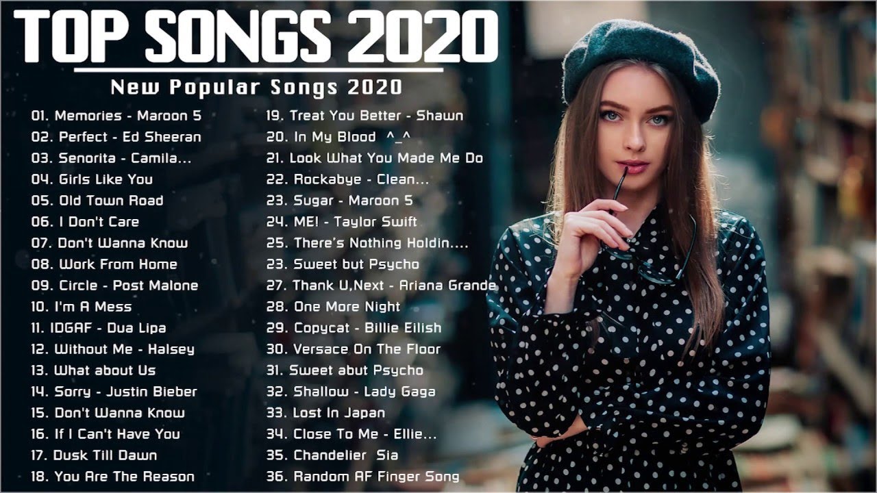 Music Hits 2020 🎵 Top 40 Popular Songs Playlist 2020 🎵 Best English ...