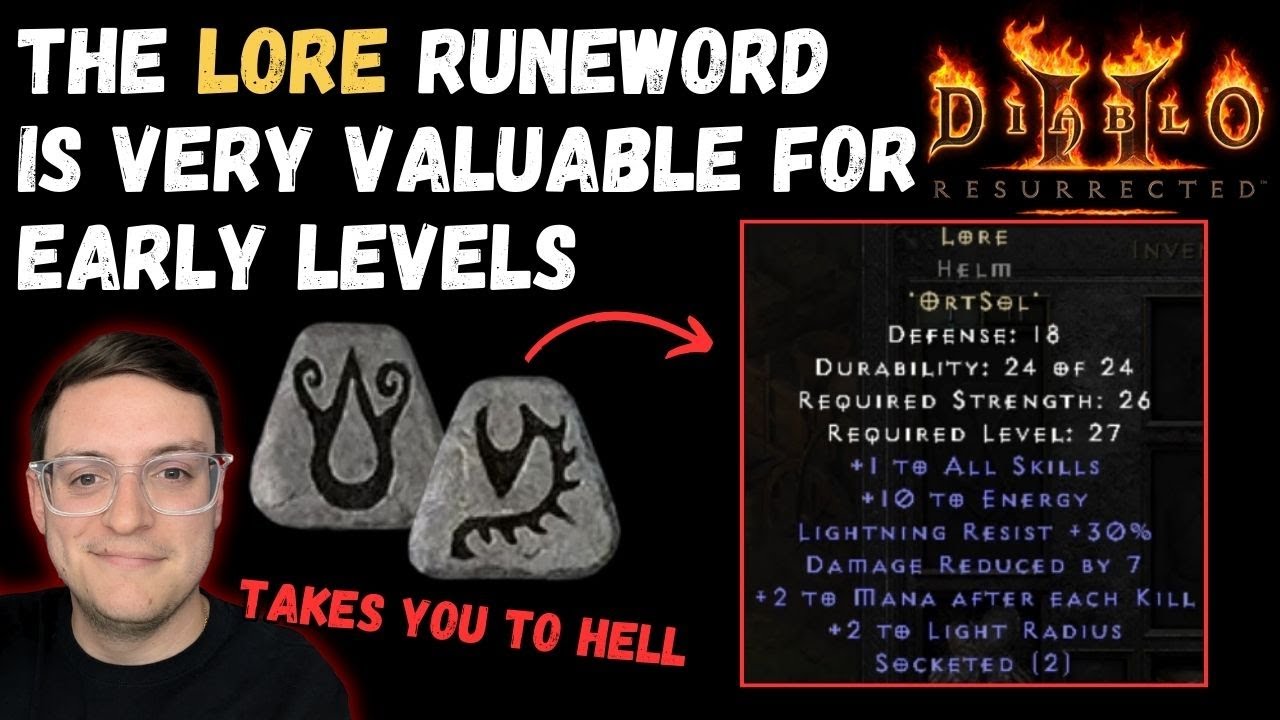 The Cost Of 'Lore' Is Crazy For How Powerful It Is! | Diablo 2 ...