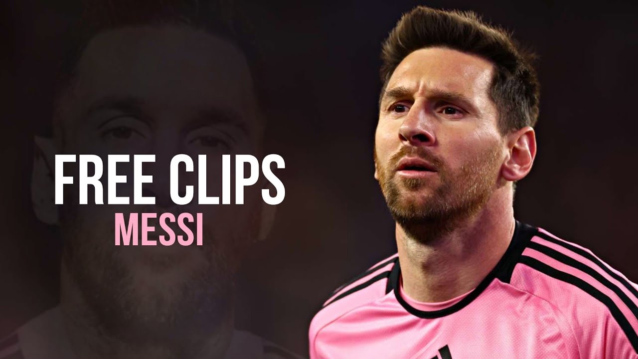 Lionel Messi - 4K Clips for Edits • Free Clips 2024 - Skills & Goals ...