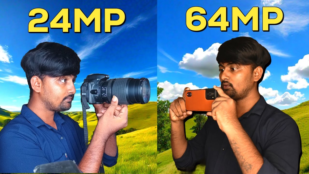 24 MP DSLR Camera Vs 64 MP Smartphone Camera 🔥 | किसमे फोटो वीडियो ...