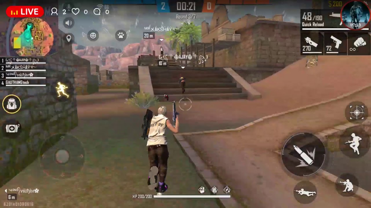 free fire noob - YouTube
