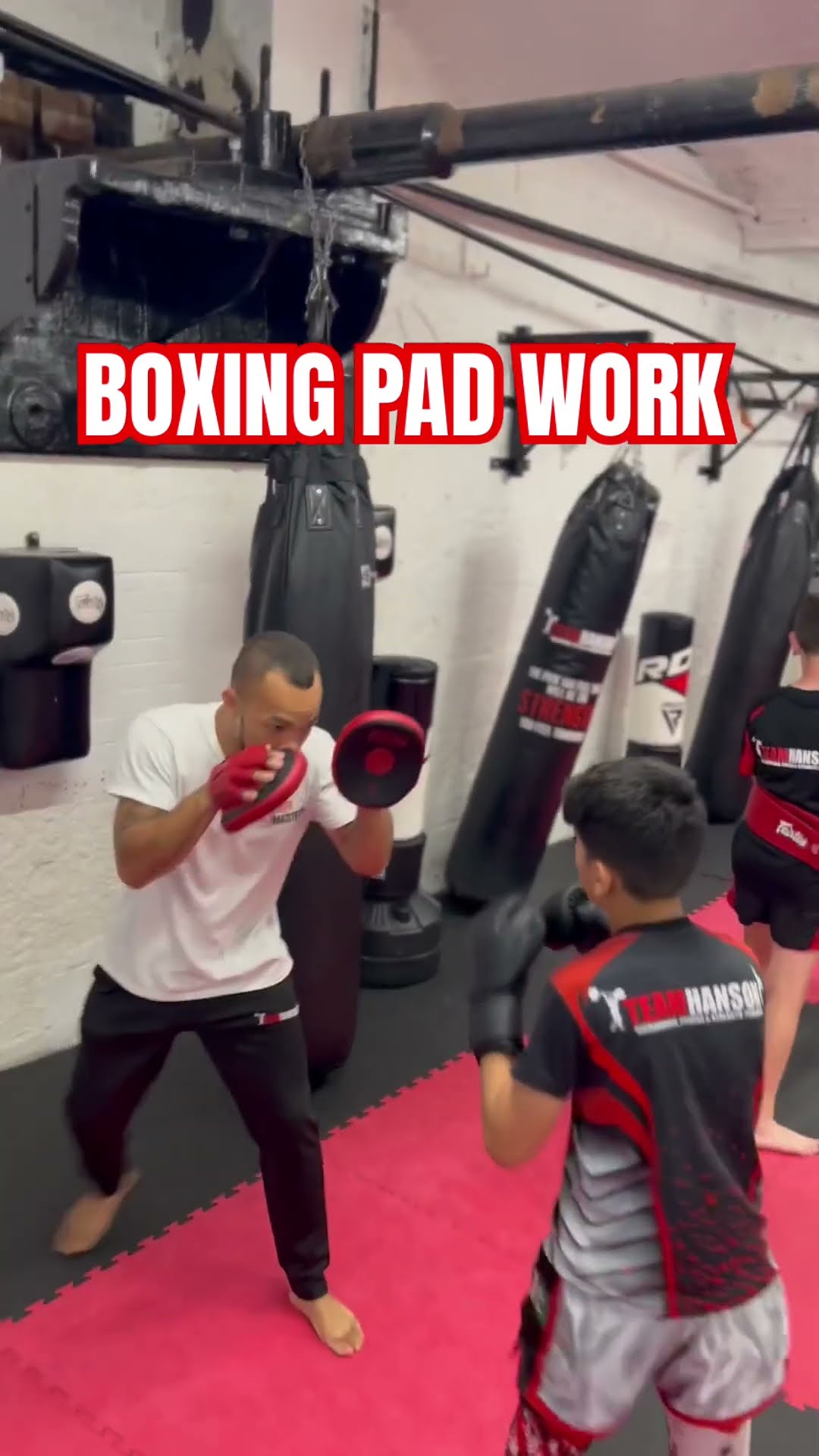 Boxing pad work at Team Hanson Huddersfield 🔥👊🏼 #boxing #padworkpro # ...