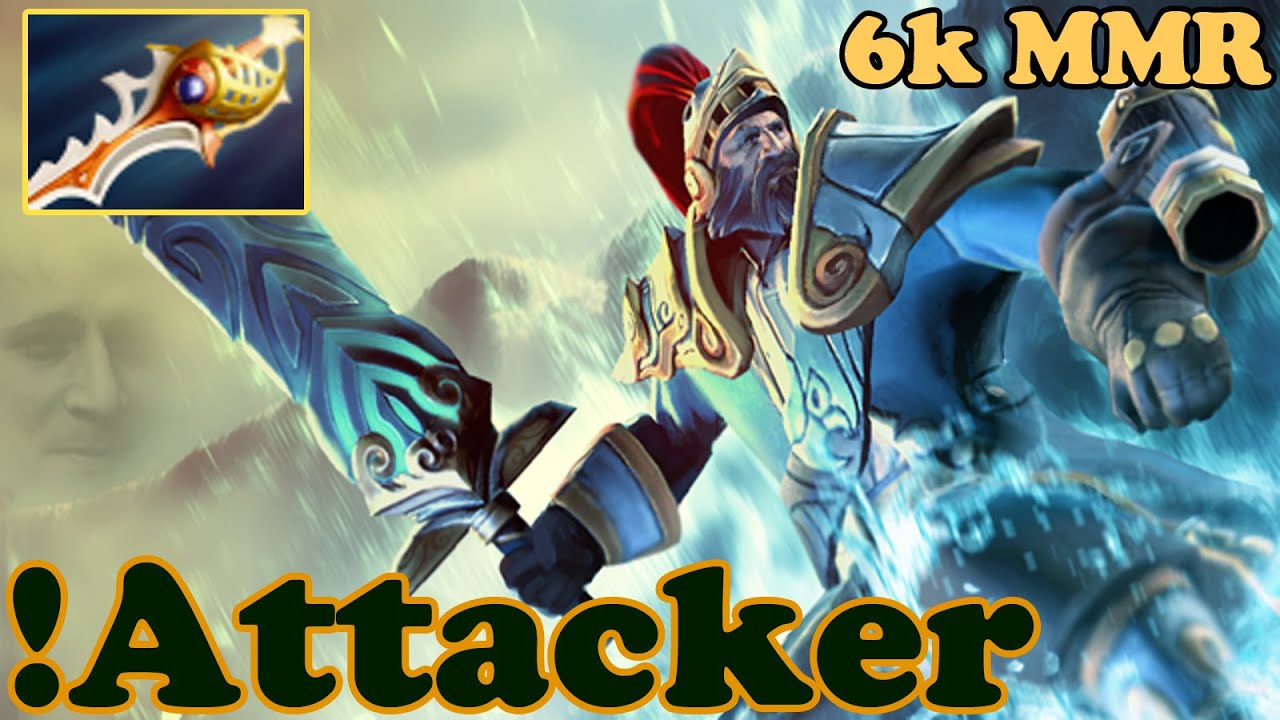 Dota 2 - !Attacker 6k MMR Plays Kunnka Vol 13# - Ranked Match Gameplay ...