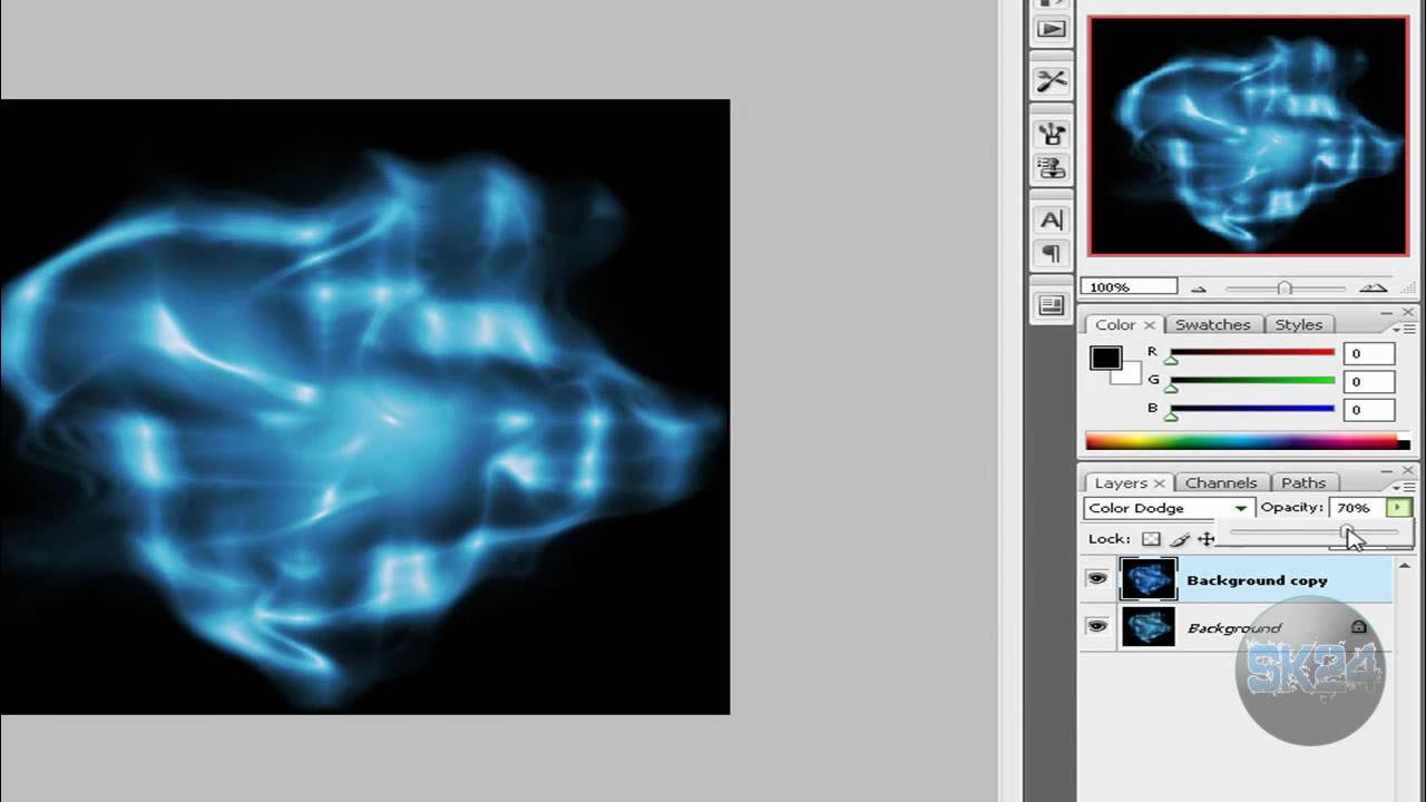 Adobe Photoshop : AWESOME Plasma effect - YouTube