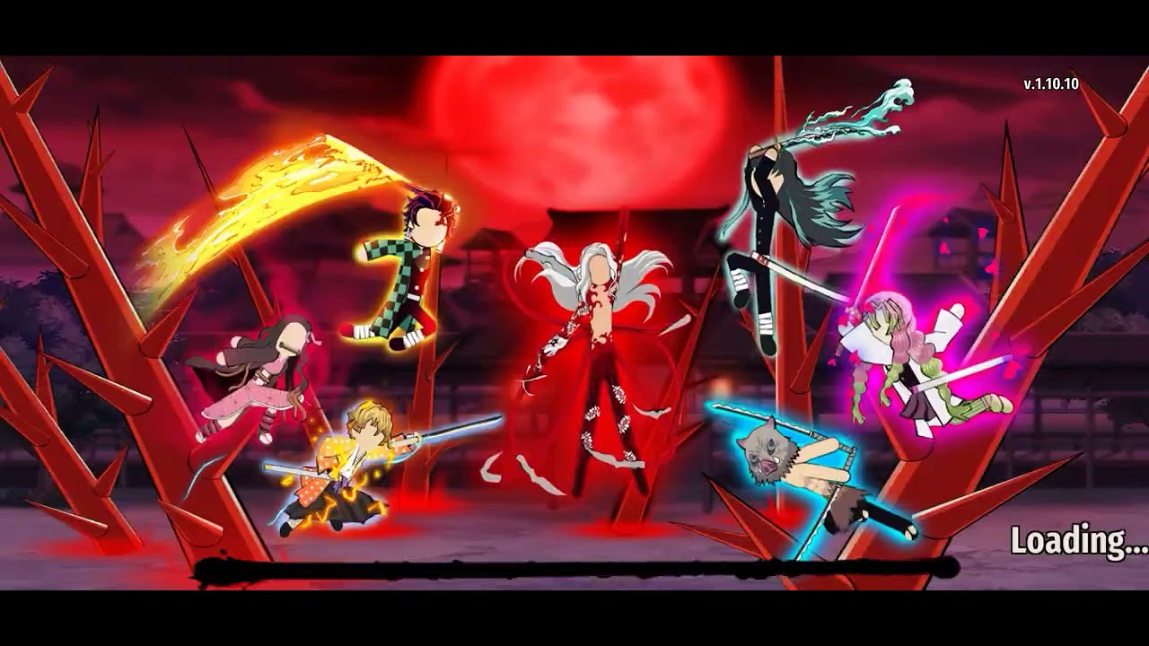 bermain game stick demon fight. - YouTube