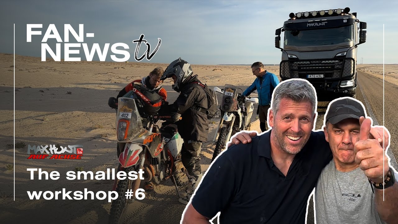 Max Hunt and his smallest workshop at the Dakar Rally: Repair experts ...