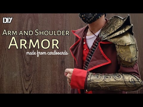 Easy Diy Arm and Shoulder Armor - YouTube