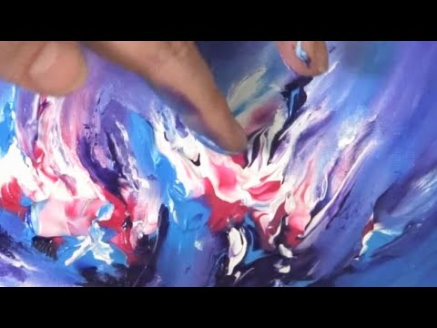 Abstract Painting Compilation / Finger Painting For Mindfulness #109 ...