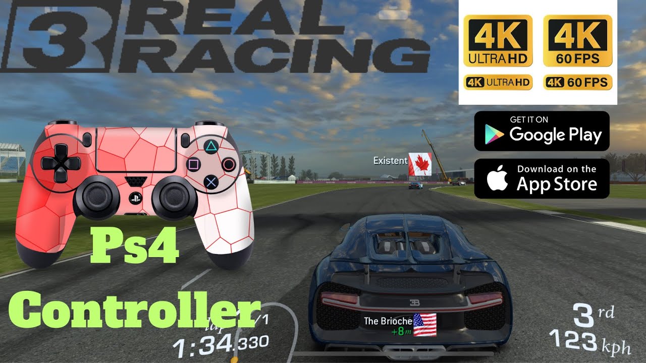 Real Racing 3/Gameplay PS4 Controller - YouTube