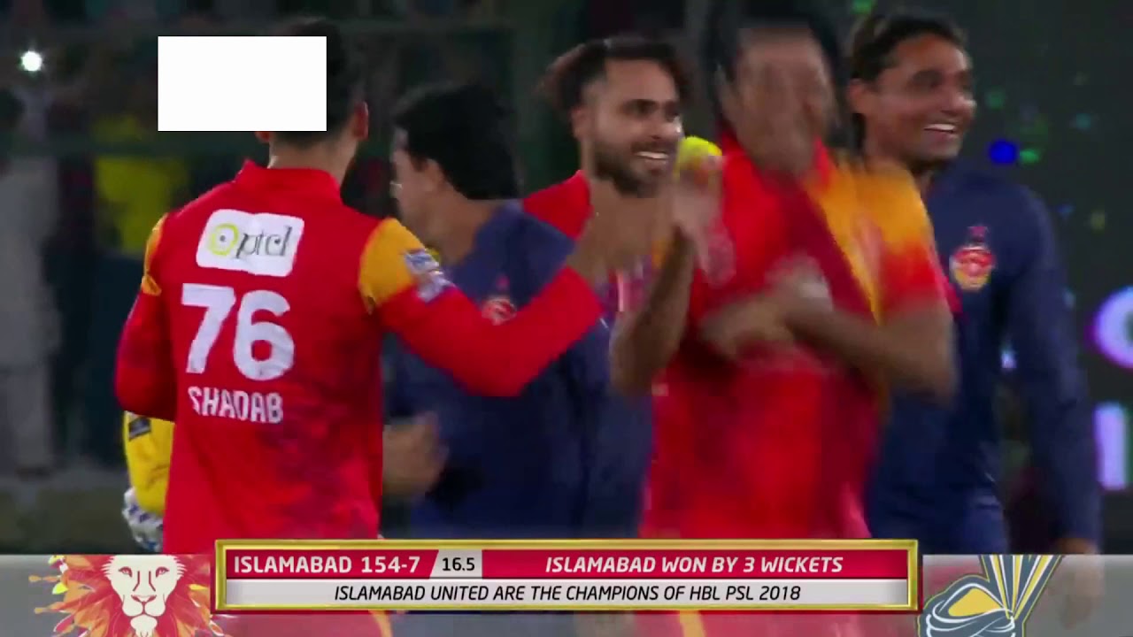 PSL final wining shots 2016-2020 - YouTube