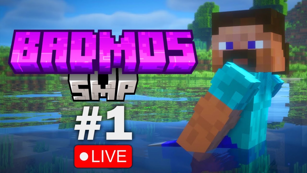 First Day in Badmos SMP 🔴 - YouTube