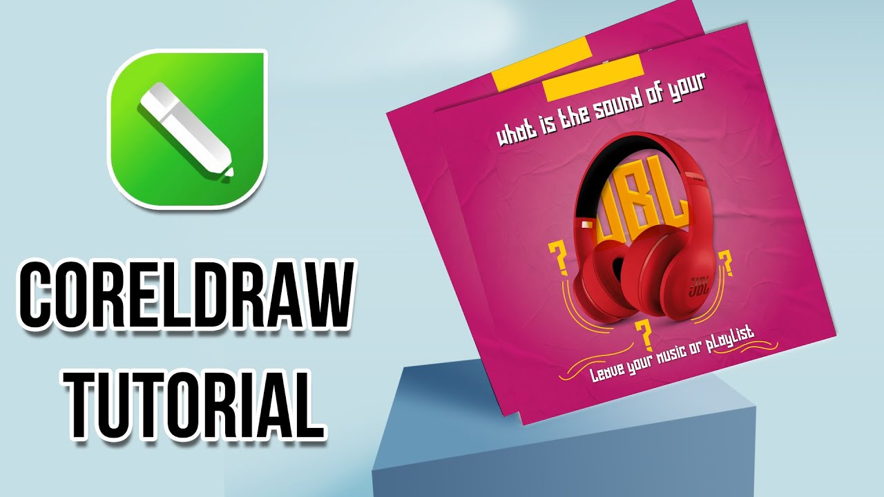 CorelDraw Tutorial | How to make social media post flyer design in ...