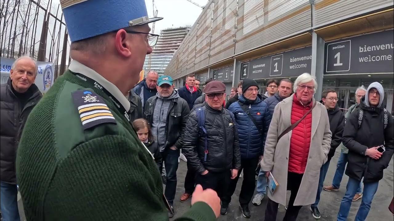 [Rétromobile 2025] Démonstration Char AMX 10 Pac 90 - YouTube