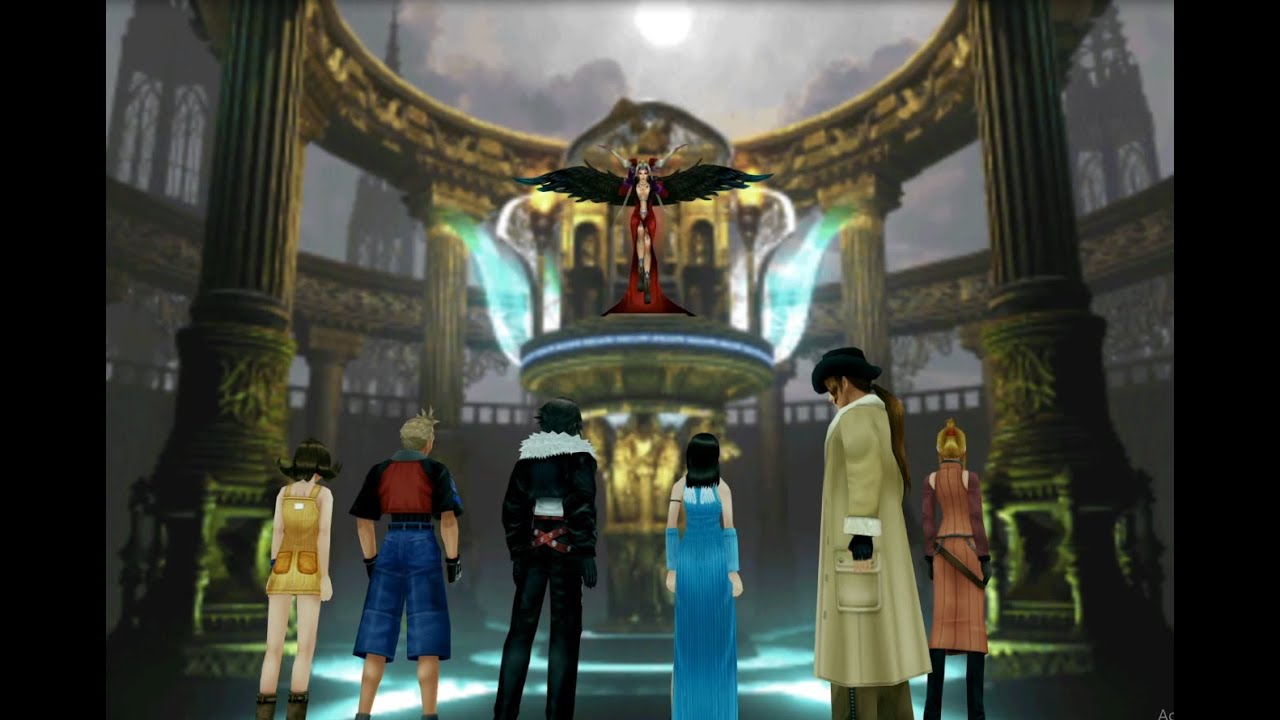 Final Fantasy VIII Final Bosses Ultimecia Squall Level 19 Ending Scene ...