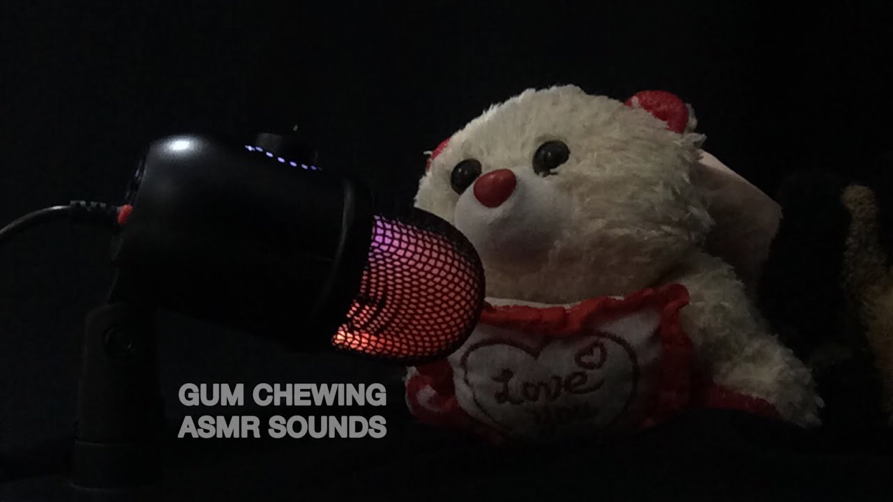 Gum chewing mouth sounds | ASMR video - YouTube