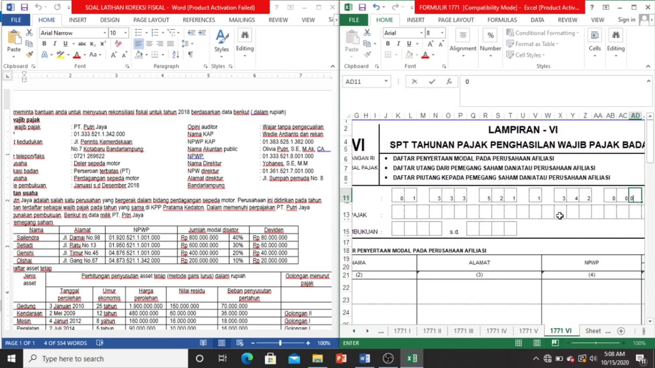FORMULIR 1771 VI - YouTube
