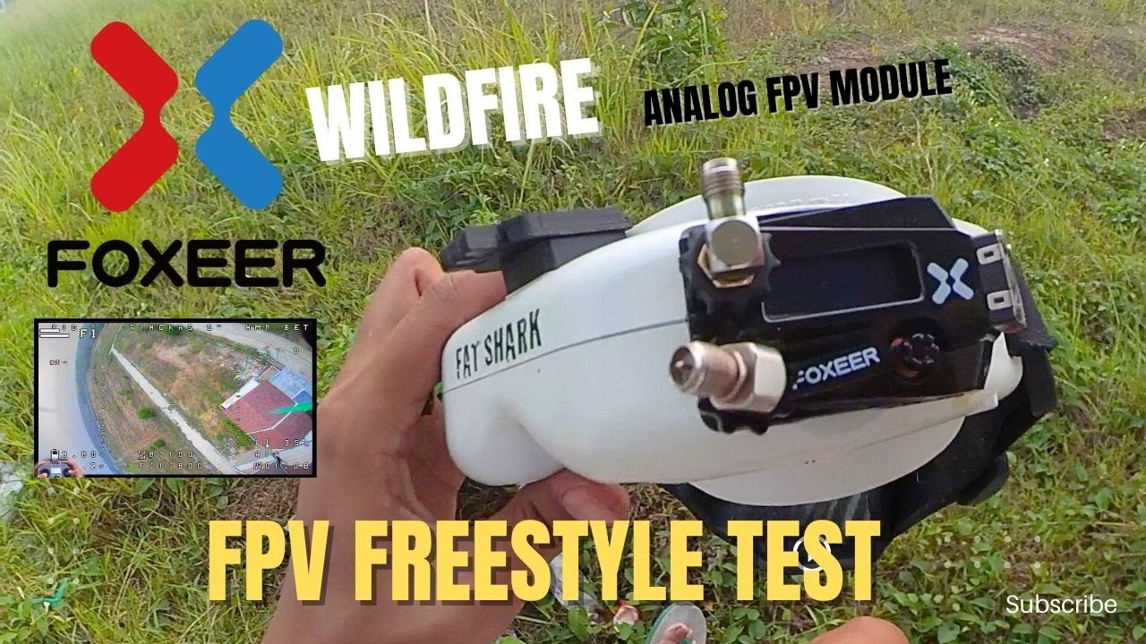 FOXEER Wildfire Analog FPV Module | Fatshark HD3 | FPV Freestyle Test ...