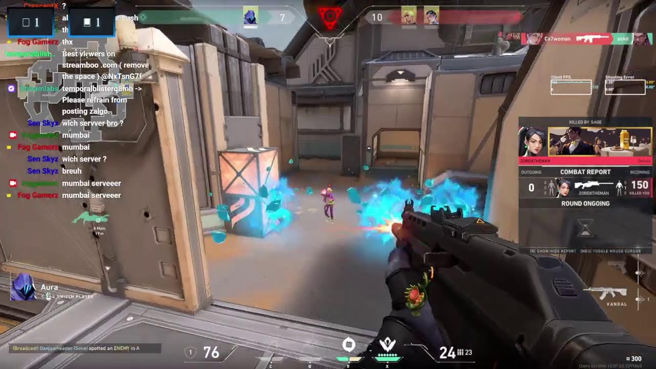 Valorant with renya win only warm up for iron to gold - YouTube