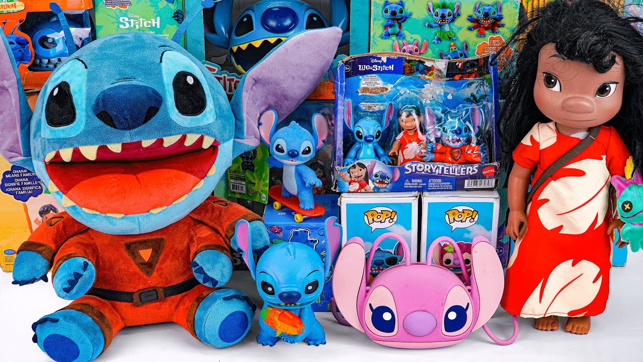 Disney Lilo & Stitch Toy Collection Unboxing Review | Stitch Spacesuit ...