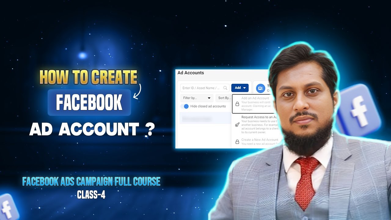 Class-4 | Facebook Ads Campaign | Facebook Ad Account Create | Facebook Ad Account Restricted ...