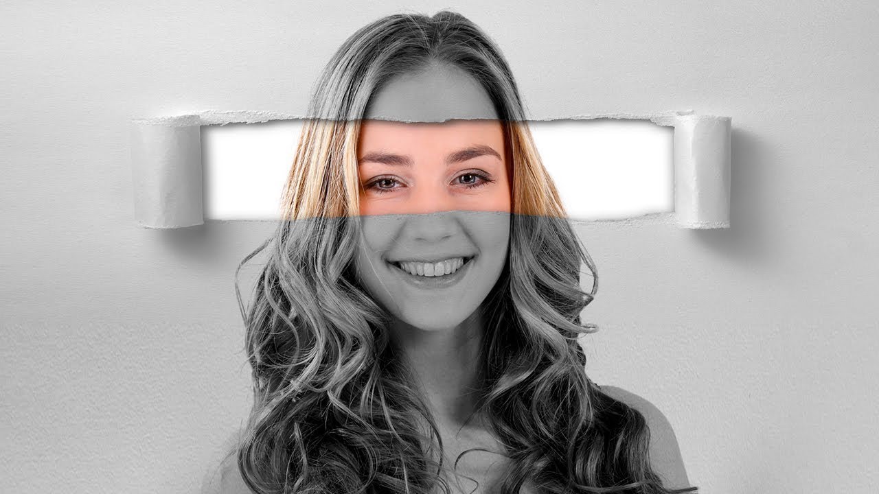 Quickly Create A Torn Paper Portrait In Photoshop - Photoshop Tutorial ...