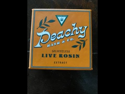Peachy Hash Co Cadillac Rainbows Rosin 10 10 - YouTube