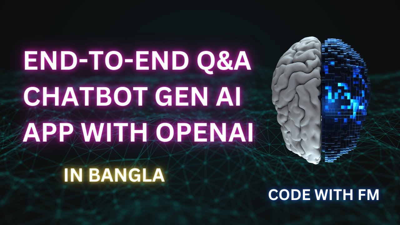 End-to-End Q&A Chatbot Gen AI App with OpenAI + LangSmith | Bangla ...