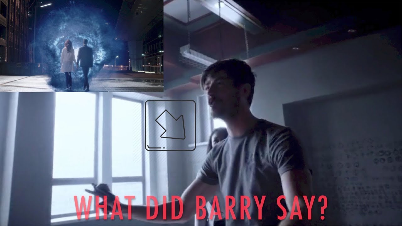 Everything that Barry Allen said after he came out of the Speed Force ...