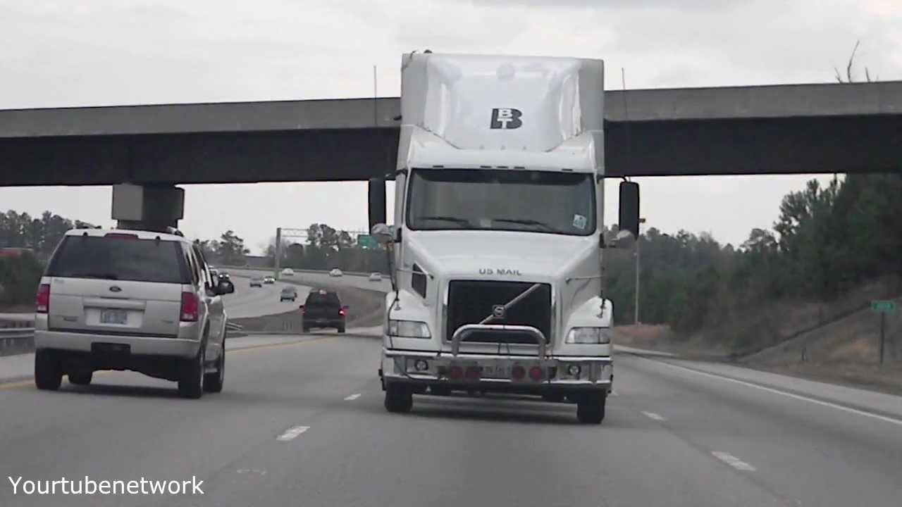 Haunted truck driving backwards on the Interstate highway - YouTube