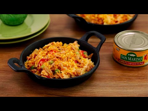 San Marino Chili Corned Tuna Pasta Recipe - YouTube