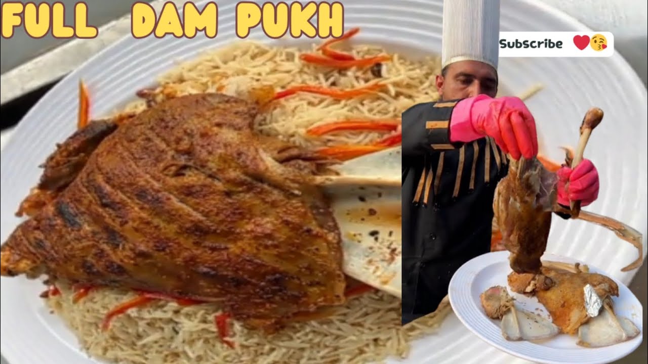 Dum Pukht Recipe | Whole Lamb Roast With Kabuli Pulao | Full Dumba Dum ...