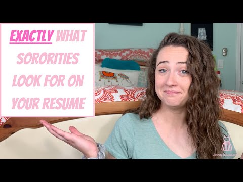 How To Format Greek Life Into Resume