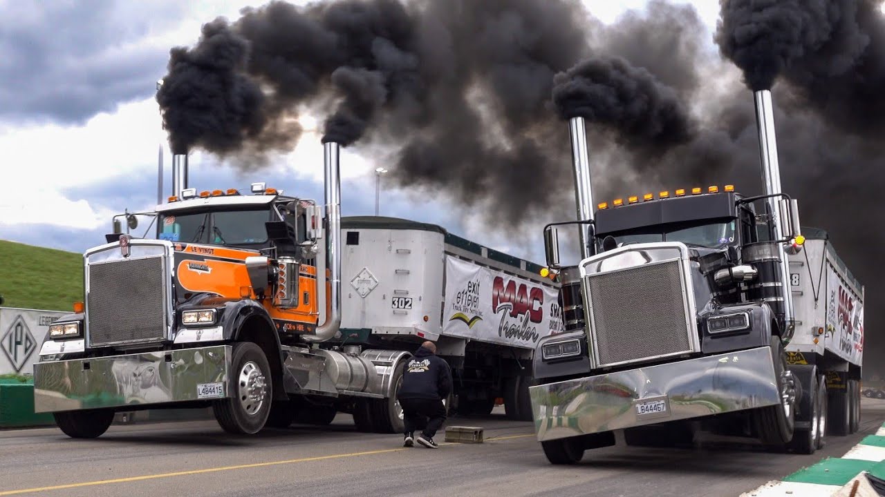 Loaded Semi Drag Racing 2023 Unc's Fall Brawl. Kuhnle Motorsports Park ...