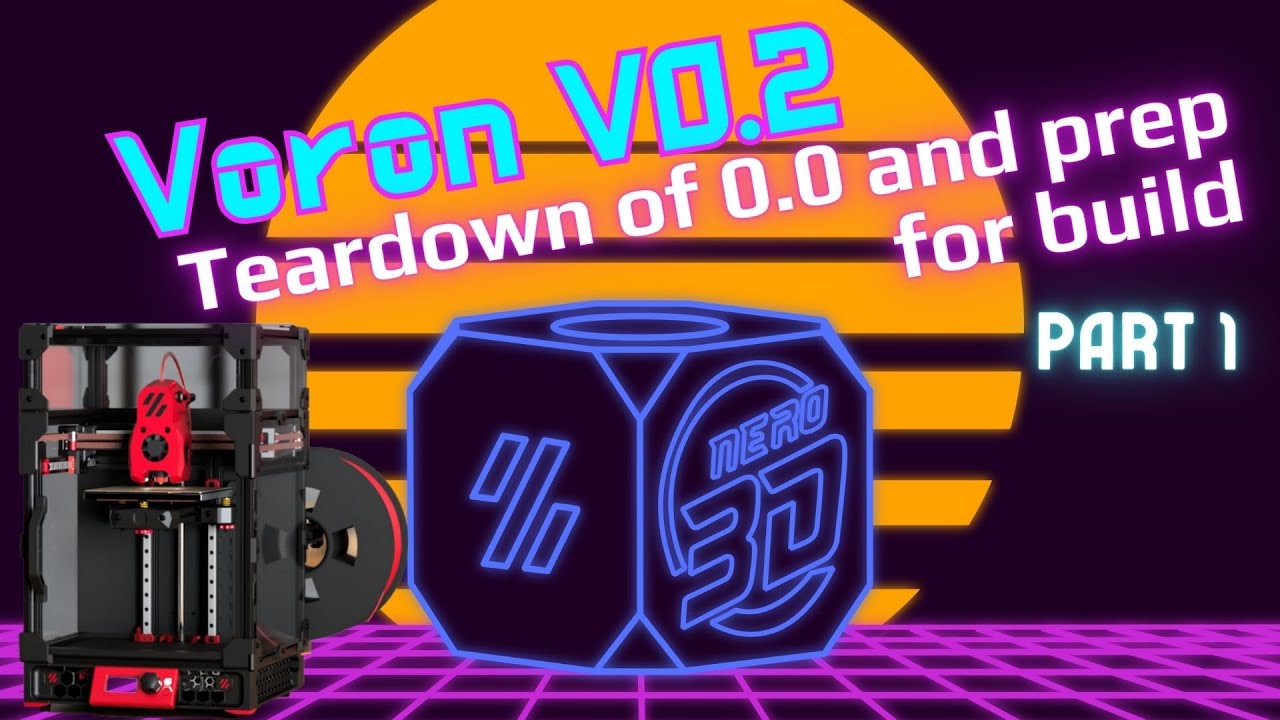 Voron V0.2 Build PART 2 - Lets Continue #livestream #3dprinting - YouTube