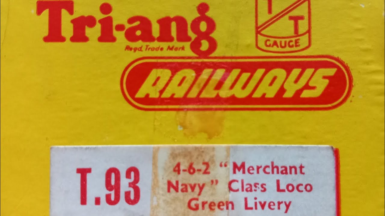 Tri-ang TT T.93 "Merchant Navy" differences. - YouTube