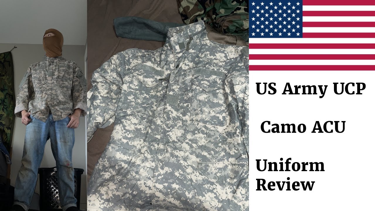 US Army UCP Camo ACU Uniform Review - YouTube