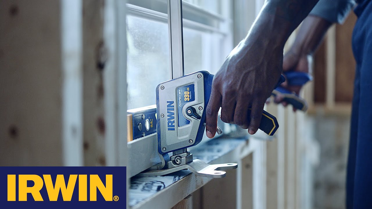 IRWIN® QUICK-LIFT™ Construction Jack | Window Installations - YouTube