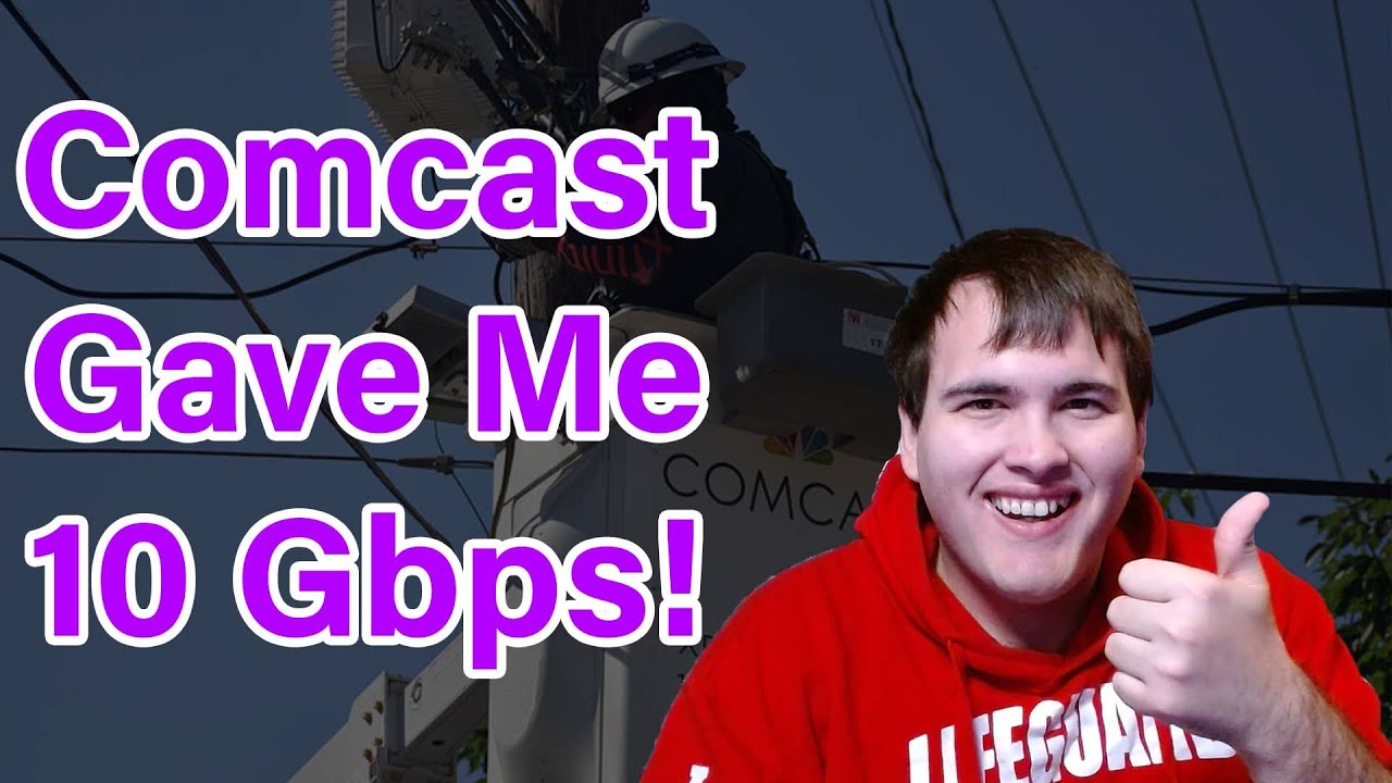 How I got Comcast Xfinity to give me 10 Gbps fiber internet! - YouTube