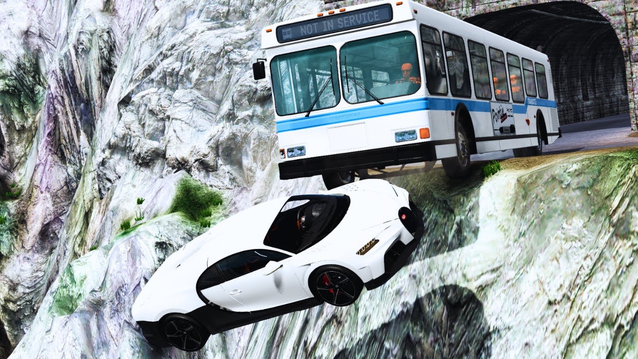 Best Realistic Cliff Drops Of The Month I BeamNG.drive - YouTube